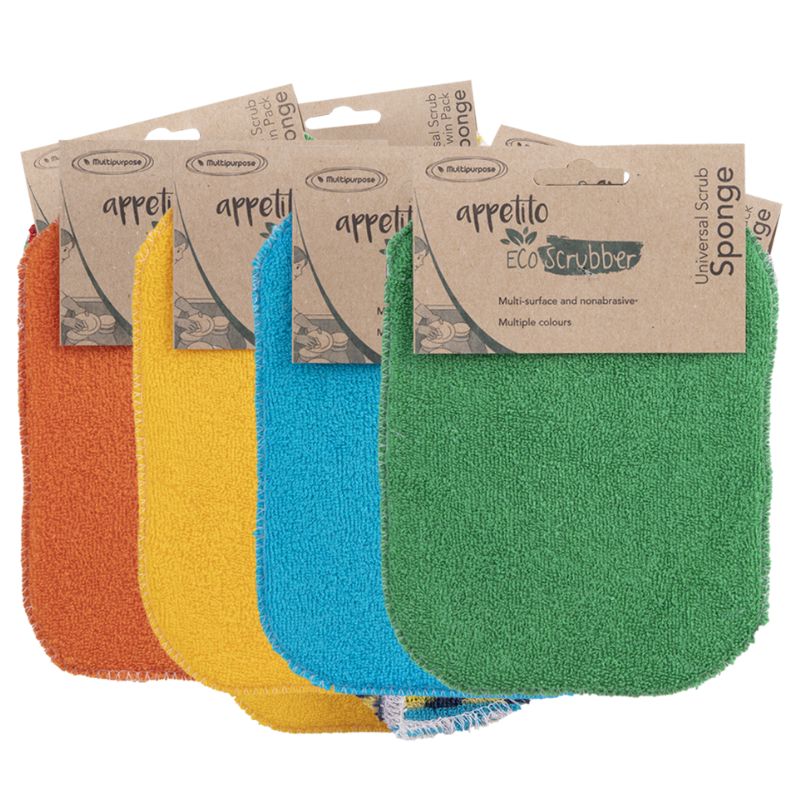 Appetito Eco Scrubber Universal Scrub Sponge 12x16.5cm – My Green Stuff