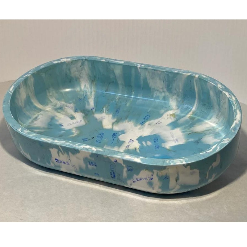 Long Bread Tag Bowl - made from recycled bread tags – My Green Stuff